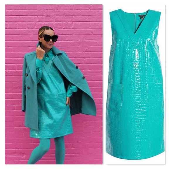 Halogen | Dresses | Halogen X Atlanticpacific Croc Embossed Faux ...